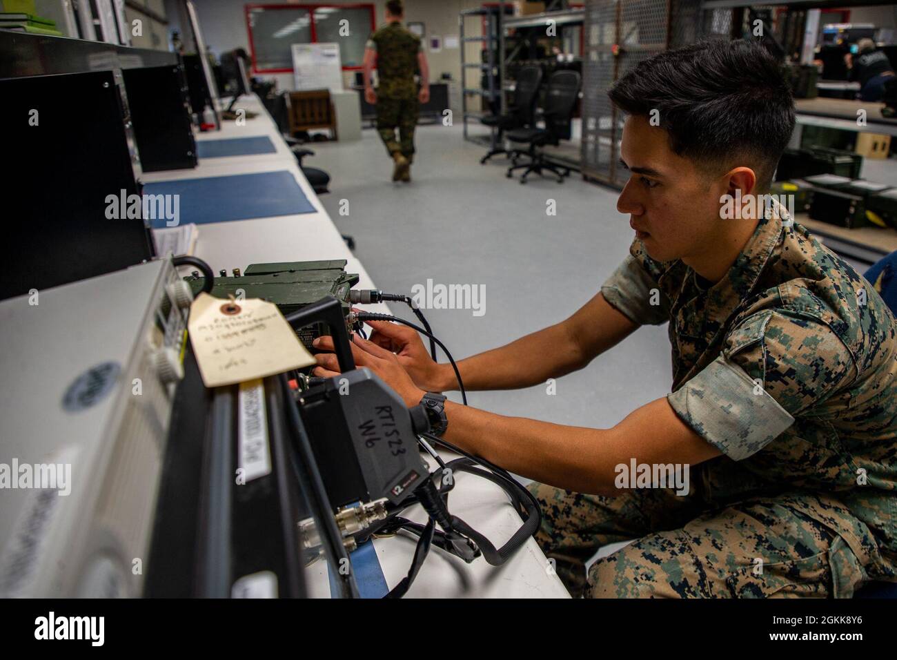 U.S. Marine Corps Lance Cpl. Juan M. Fernandez, with Marine Corps ...