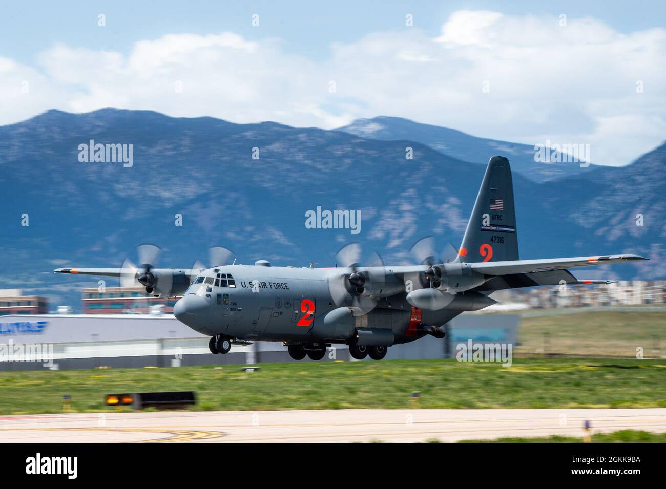 A C-130 Hercules aircraft assigned to the 302nd Airlift Wing Air ...