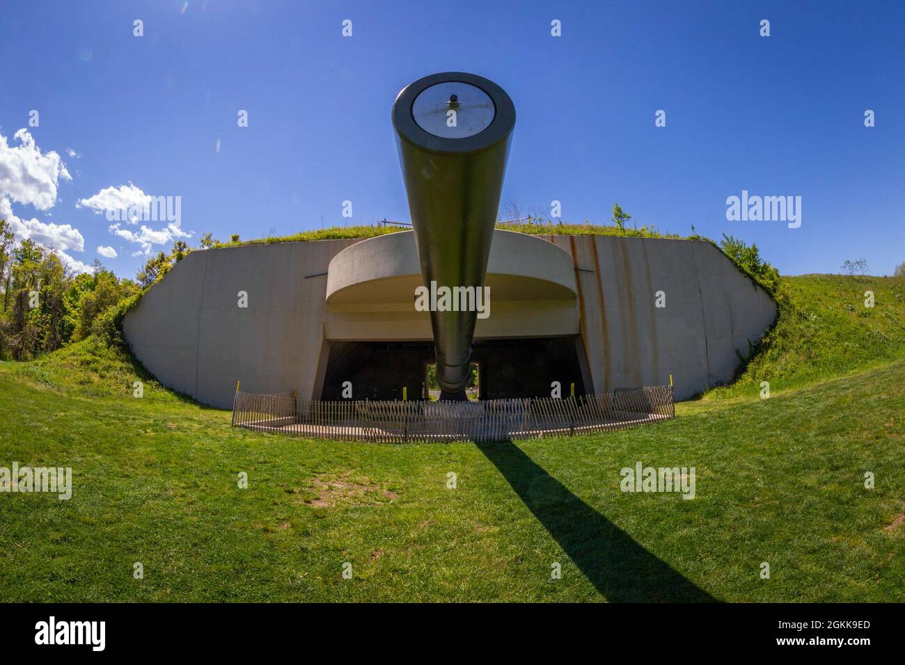 Front view of Battery Lewis casemate one at the Navesink Military ...