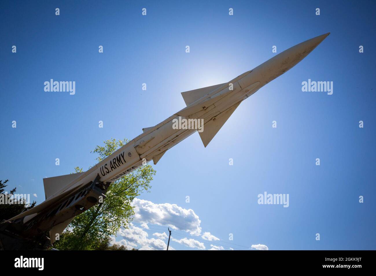 A U.S. Army Nike Ajax MIM-3 (Mobile Interceptor Missile, design 3 ...