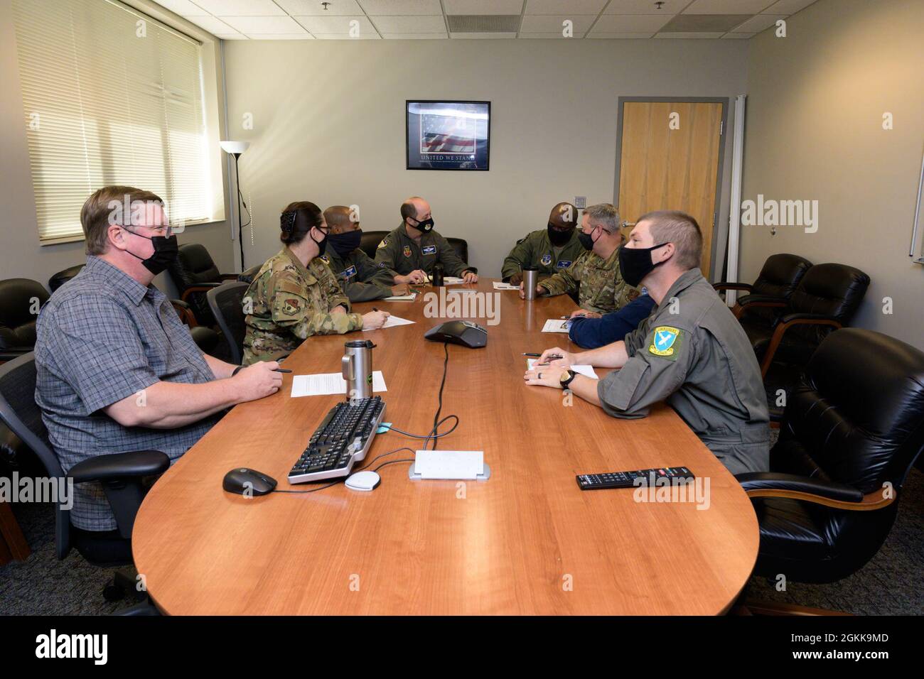 U.S. Airmen, Department of Defense civilians, and contractors with the ...