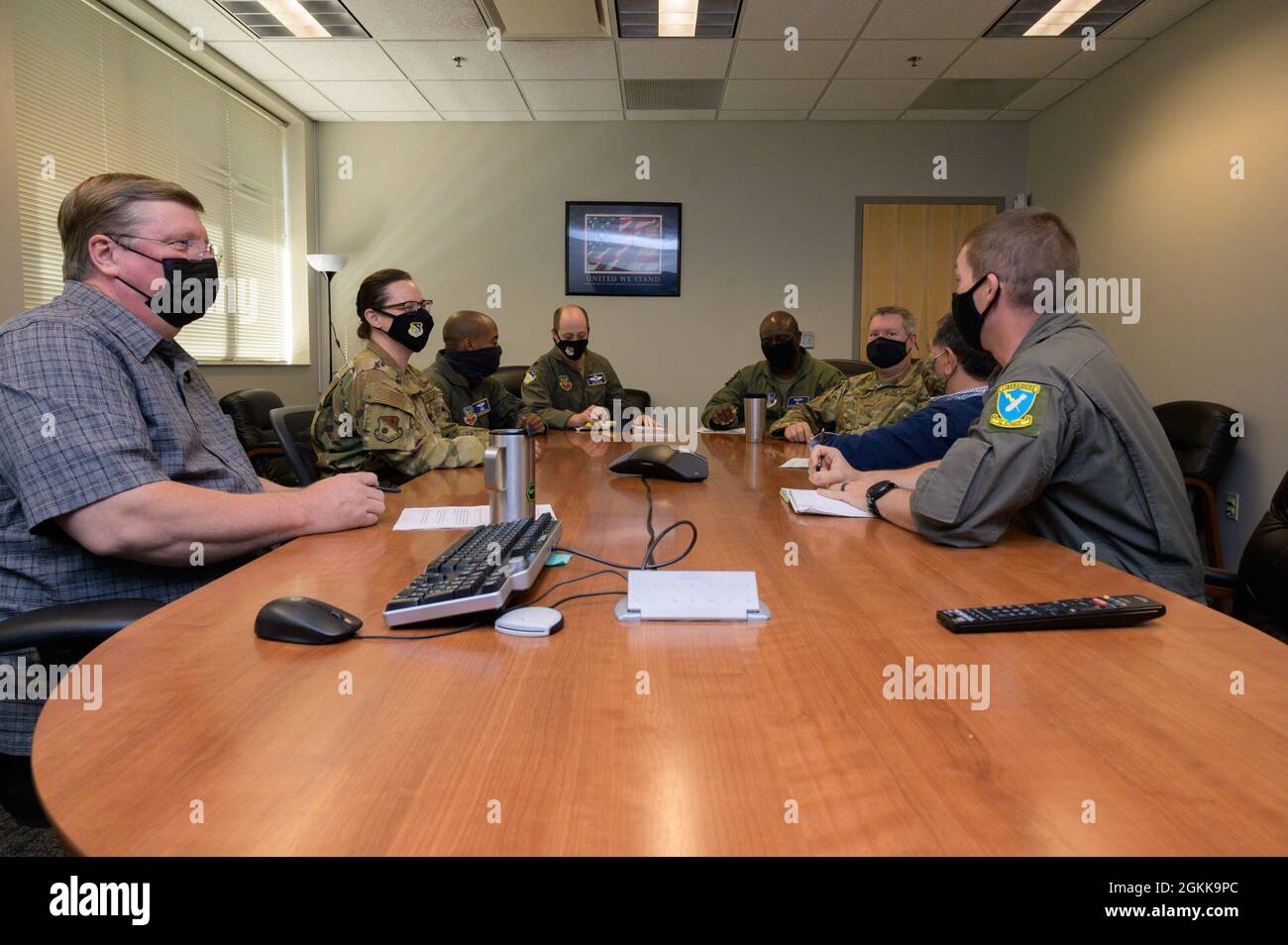 U.S. Airmen, Department of Defense civilians, and contractors with the ...