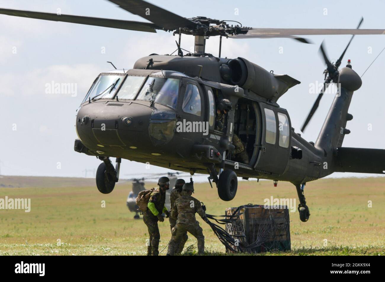UH-60 Blackhawk helicopter from 3rd Battalion, 1st Combat Aviation ...