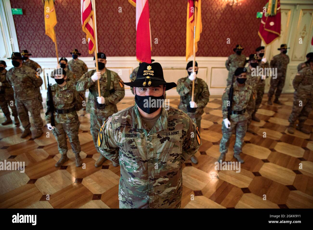 Maj. George Gordon, executive officer for 1st Armored Brigade Combat ...