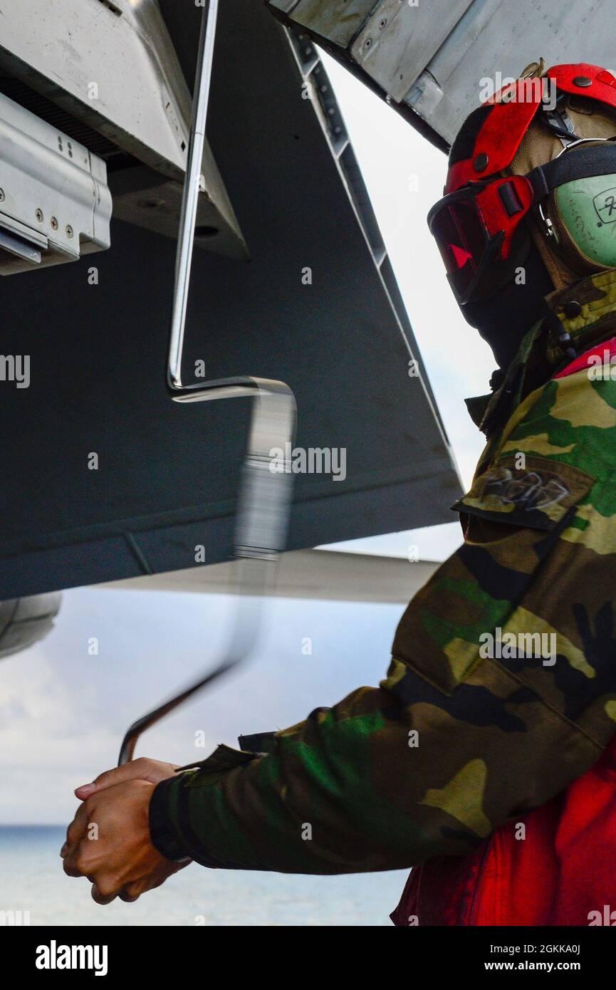 U.S. Navy Aviation Ordnanceman 3rd Class Quantavius Chachere, from ...