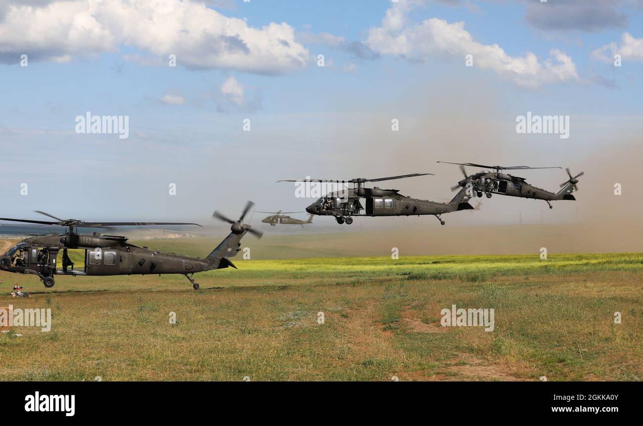 BABADAG, Romania—UH-60 Black Hawk pilots with the 3rd Attack Helicopter ...