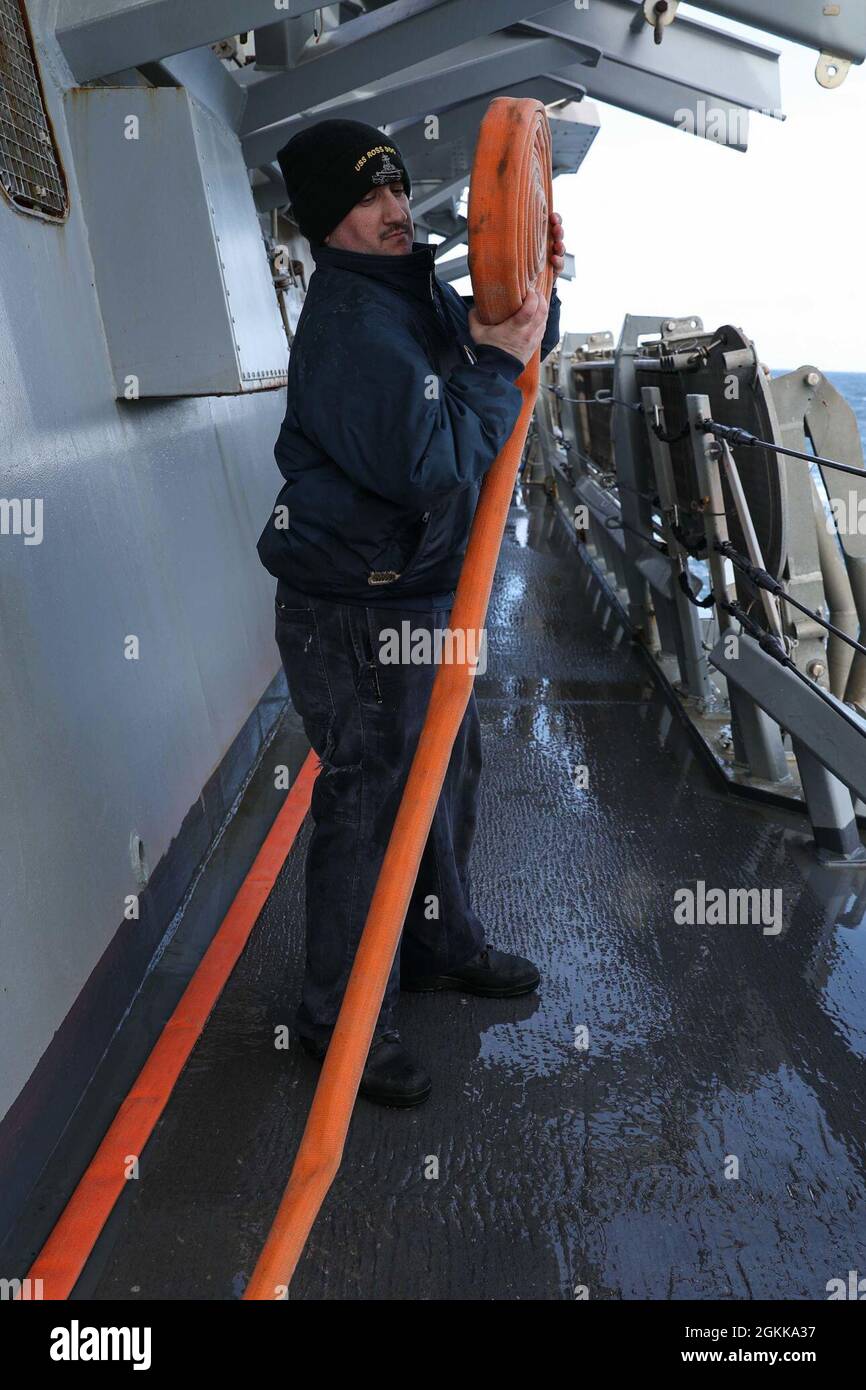 NORTH SEA (May 14, 2021) Hull Maintenance Technician 3rd Class Adam ...
