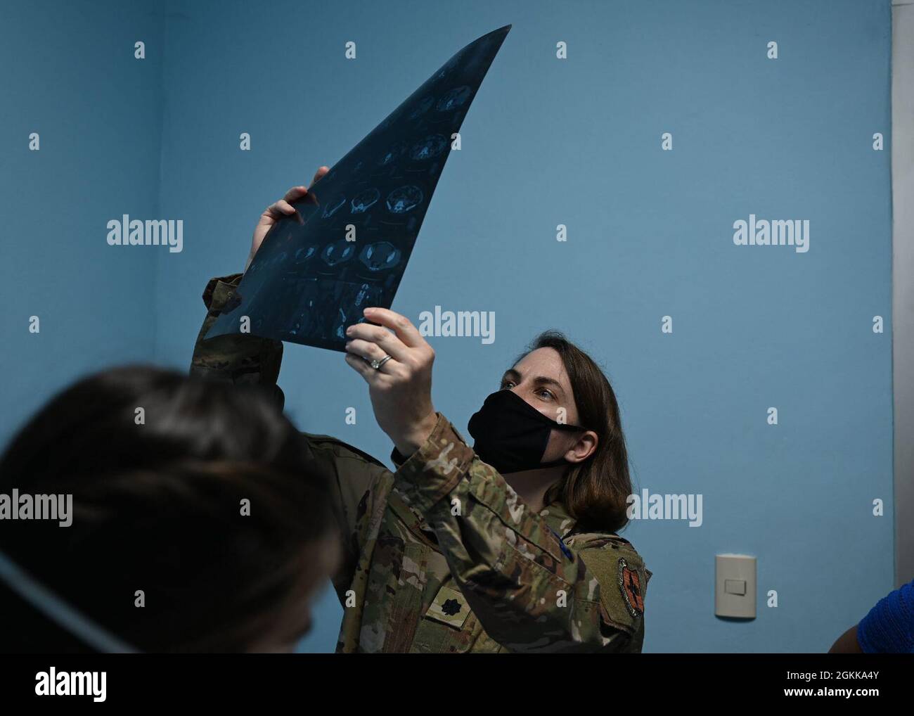 U.S. Air Force Lt. Col. Necia Pope, a urologist with the 59th Medical ...