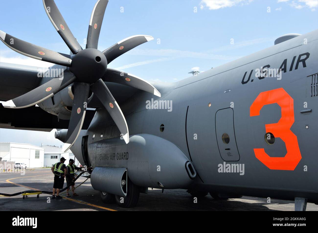JEFFCO AIR TANKER BASE, Colo. -- A C-130 Hercules aircraft from the ...