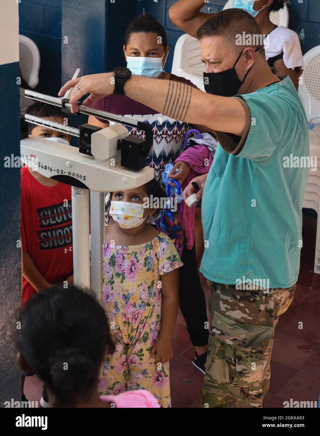 U.S. Army Maj. Morgan Torris-Hedlund, a public health nurse with the ...
