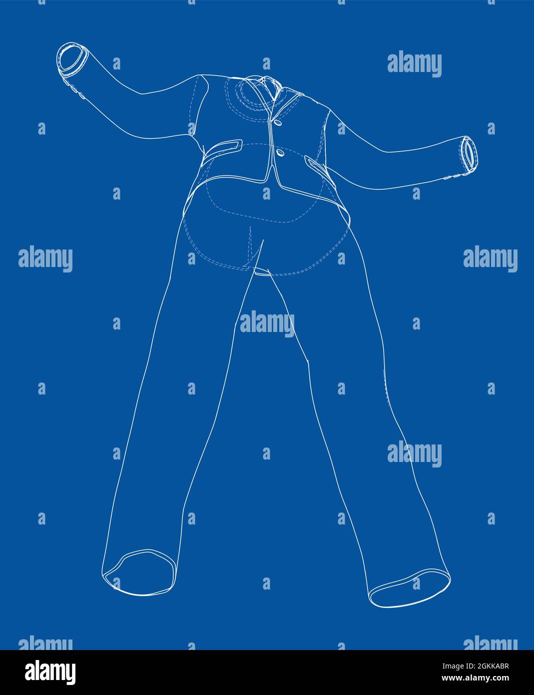 Male elegant suit. Vector Stock Vector Image & Art - Alamy