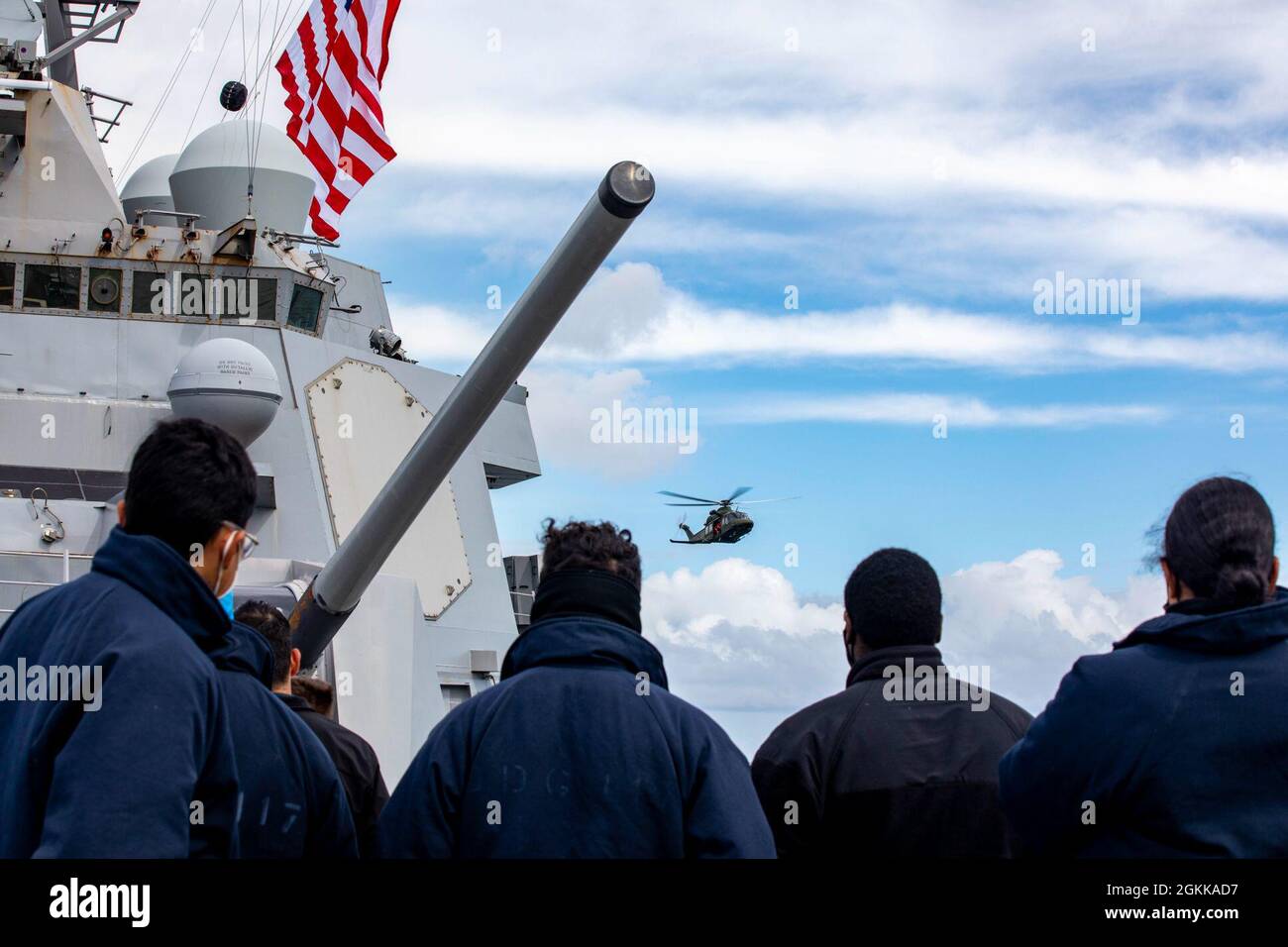210514-N-QI061-0161 ATLANTIC OCEAN (May 14, 2021) An AugustaWestland ...