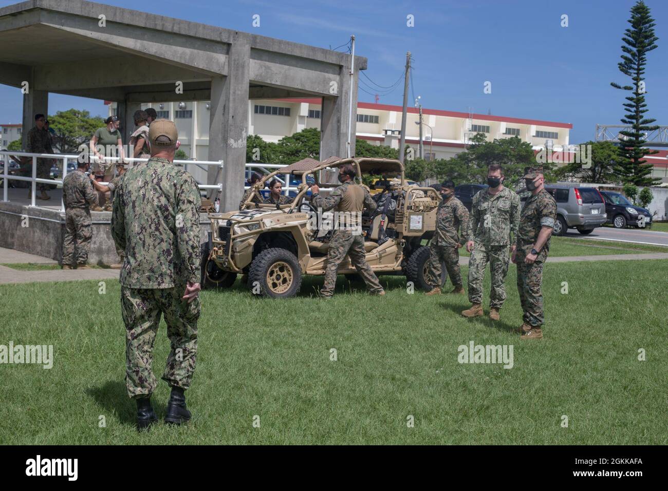 U.S. Navy Rear Adm. Chris Engdahl, commander of Expeditionary Strike ...