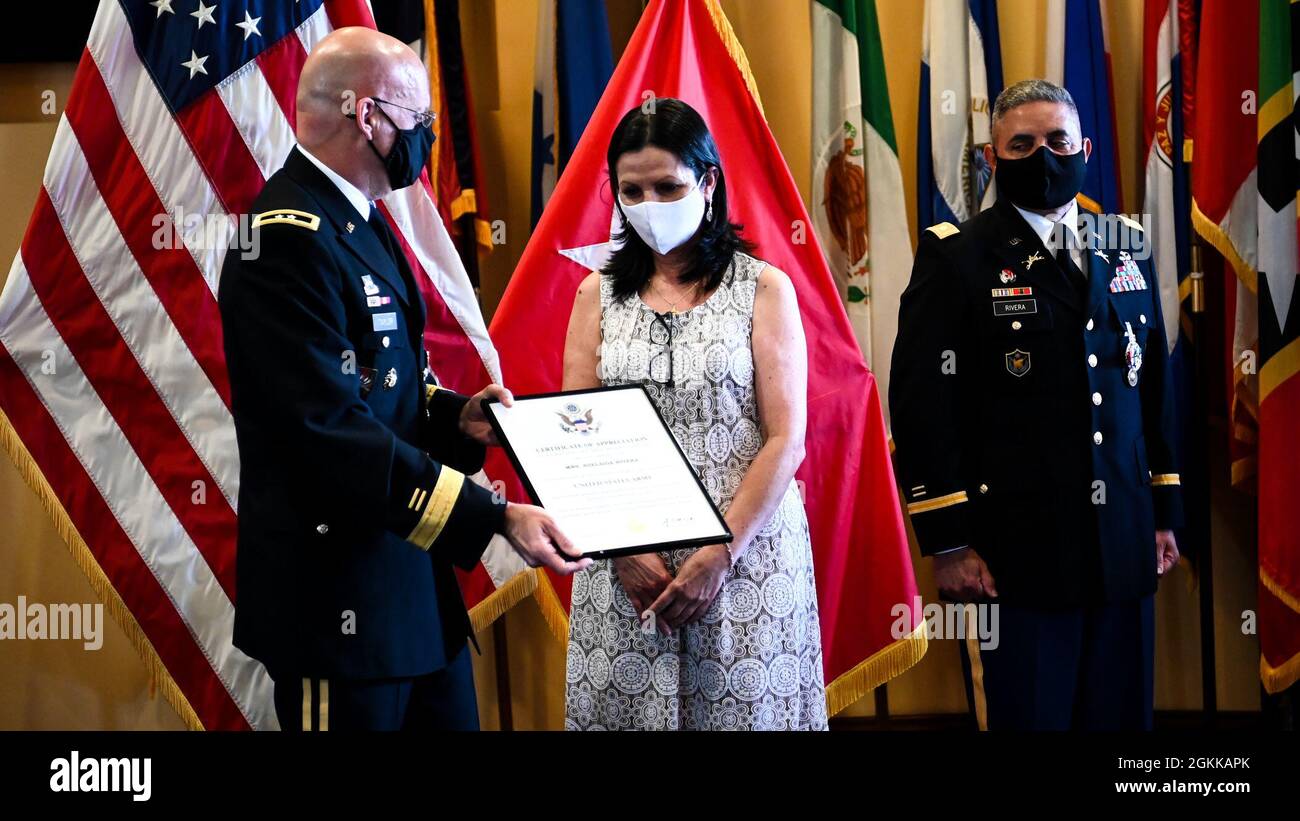 Inter-American Defense College Leadership hosts a retirement ceremony ...