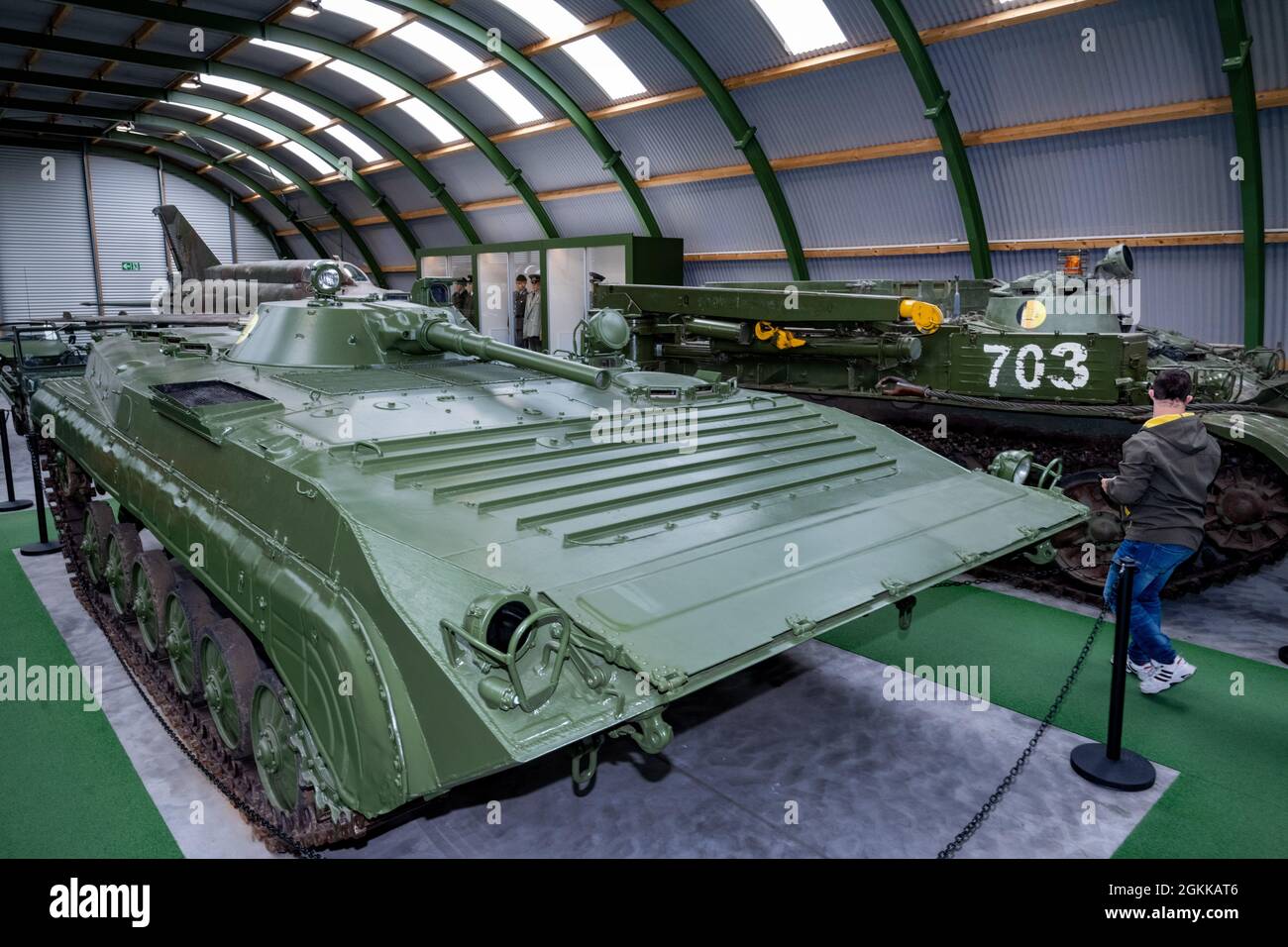 Prora, Germany. 14th Sep, 2021. A Soviet-built BMP-1 infantry fighting ...