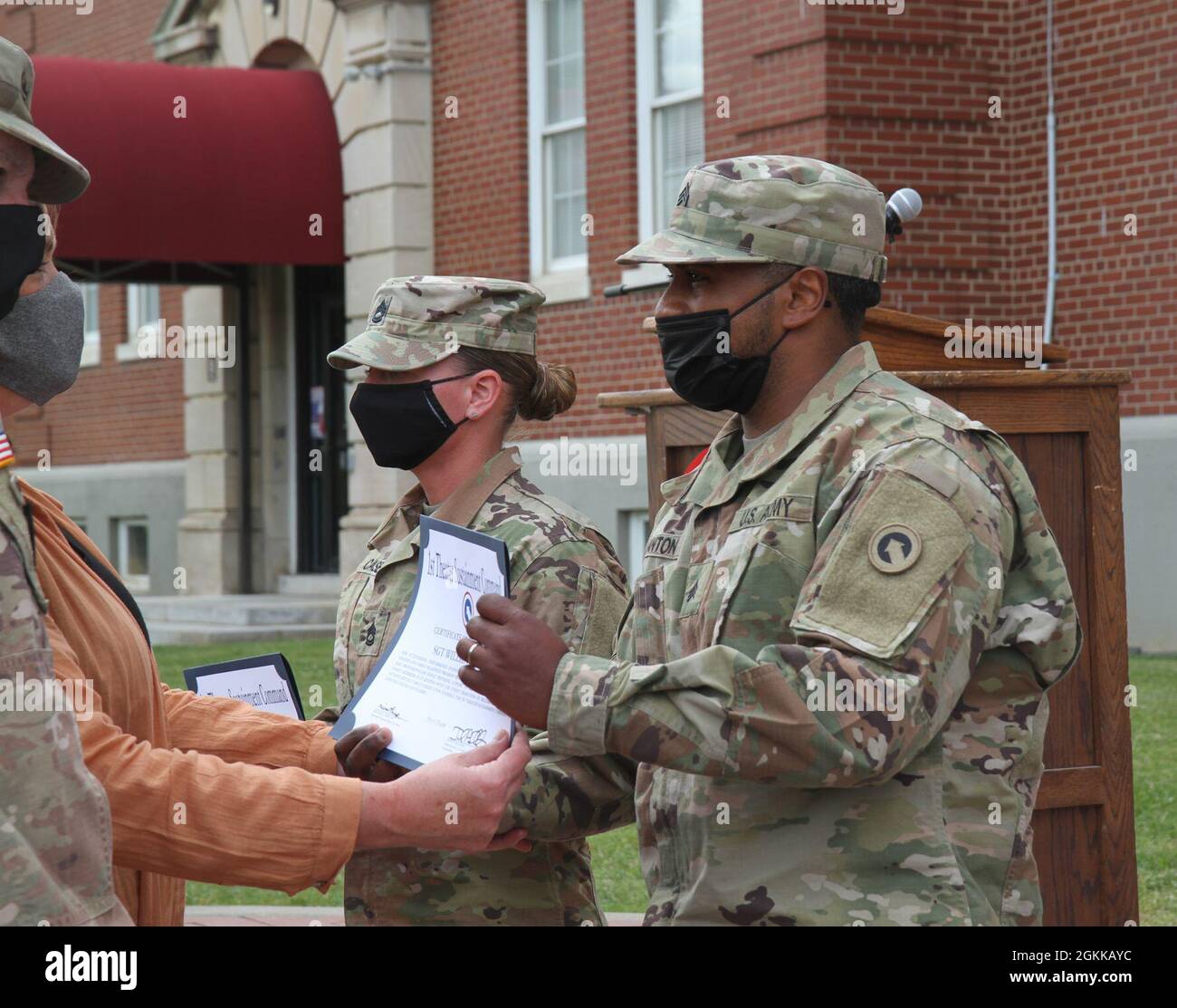 Sgt. Willie Hanton, religious affairs specialist, 1st Theater ...