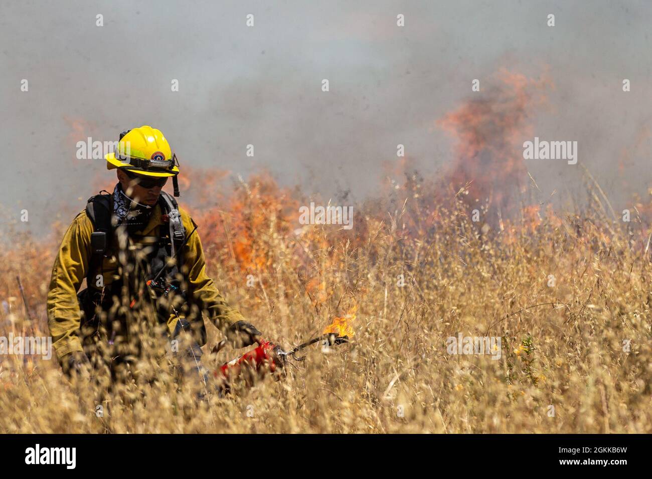 Drip torch firefighter hi-res stock photography and images - Alamy