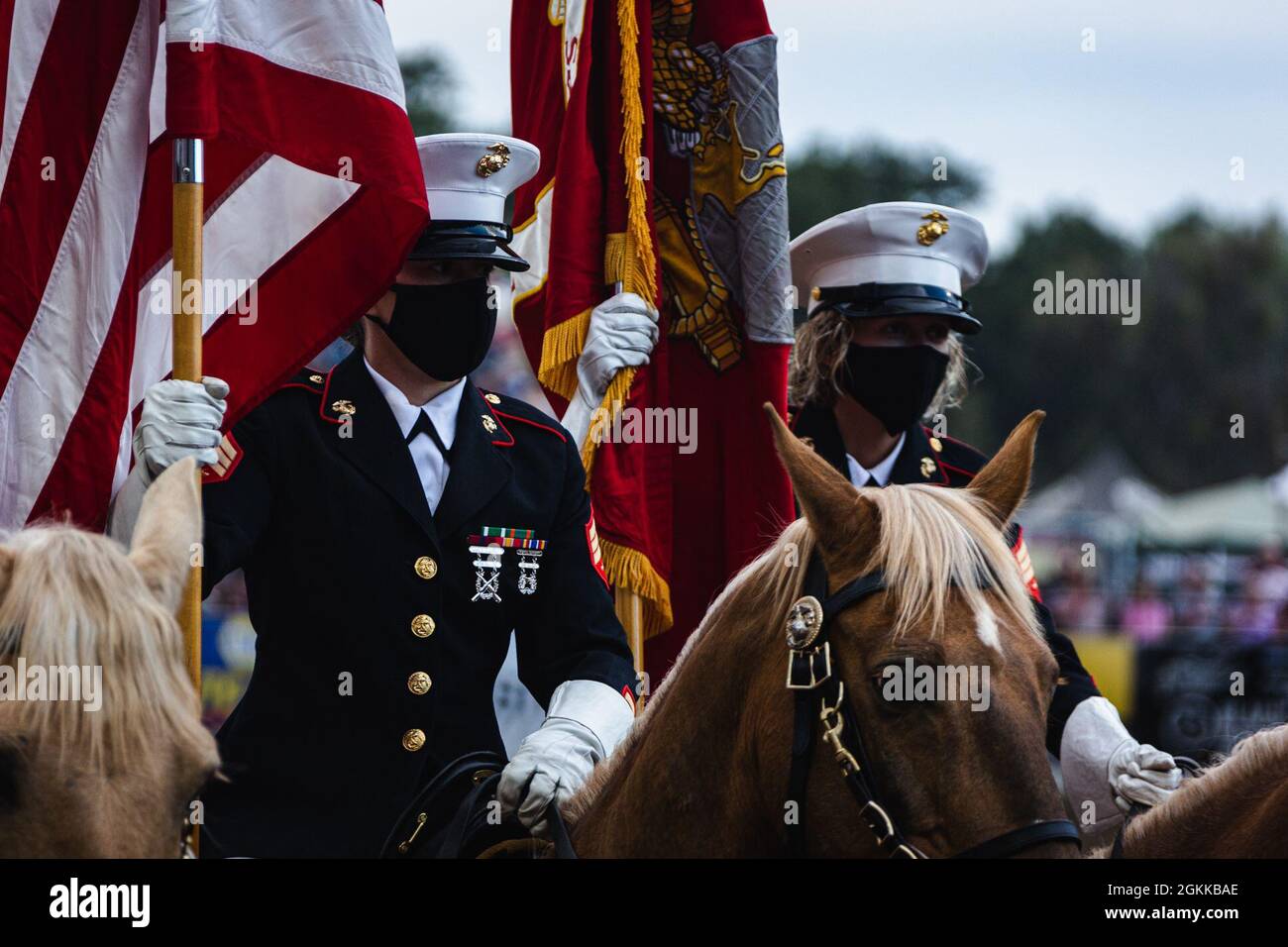 U.S. Marine Corps Sgt. Amy M. Polachek (left) and Sgt. Ashtyn M. Hammer ...