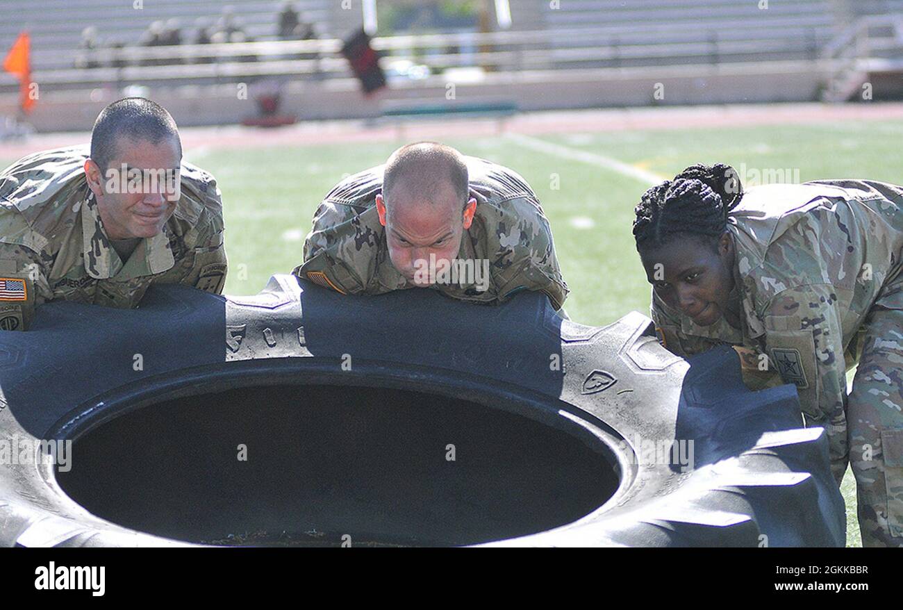 Capt. Jason Figueroa, Spc. James Petracca and Pvt. Evelyn Kitpoo ...