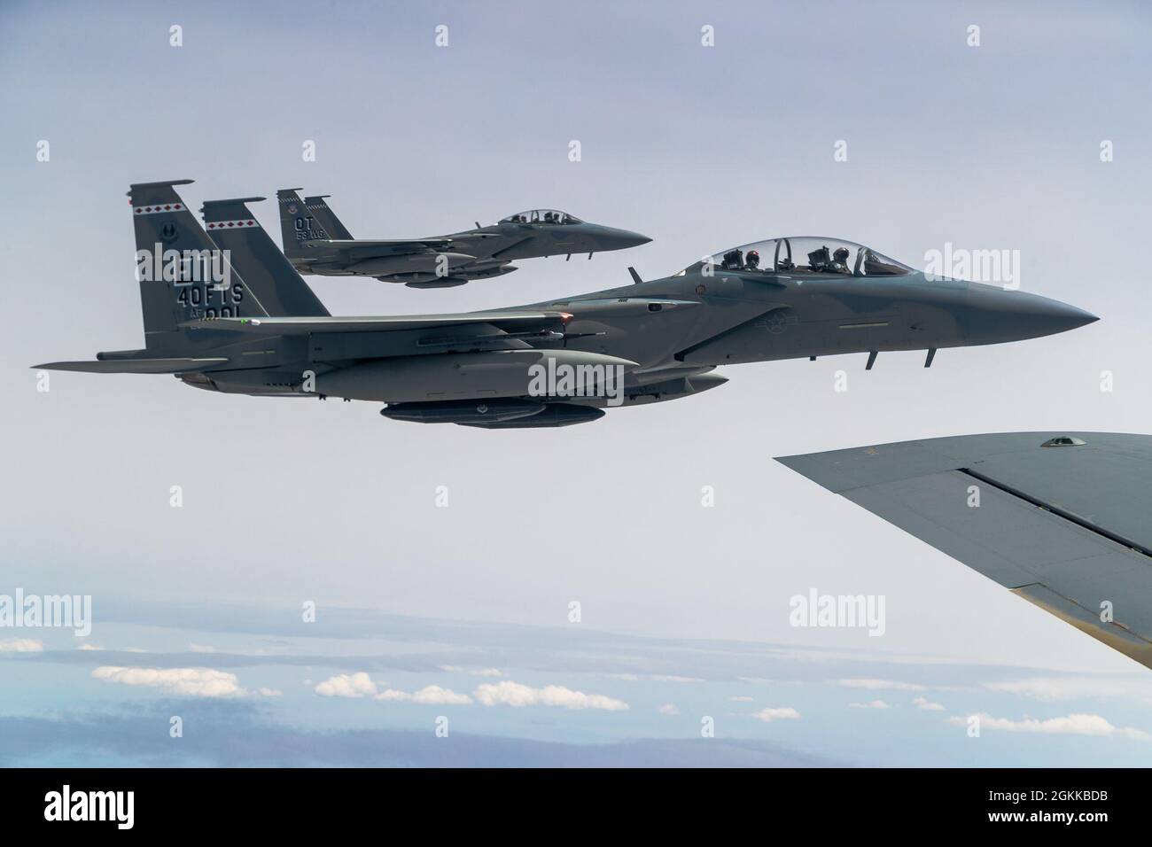 F-15EX Eagle II’s from the 40th Flight Test Squadron, 96th Test Wing ...