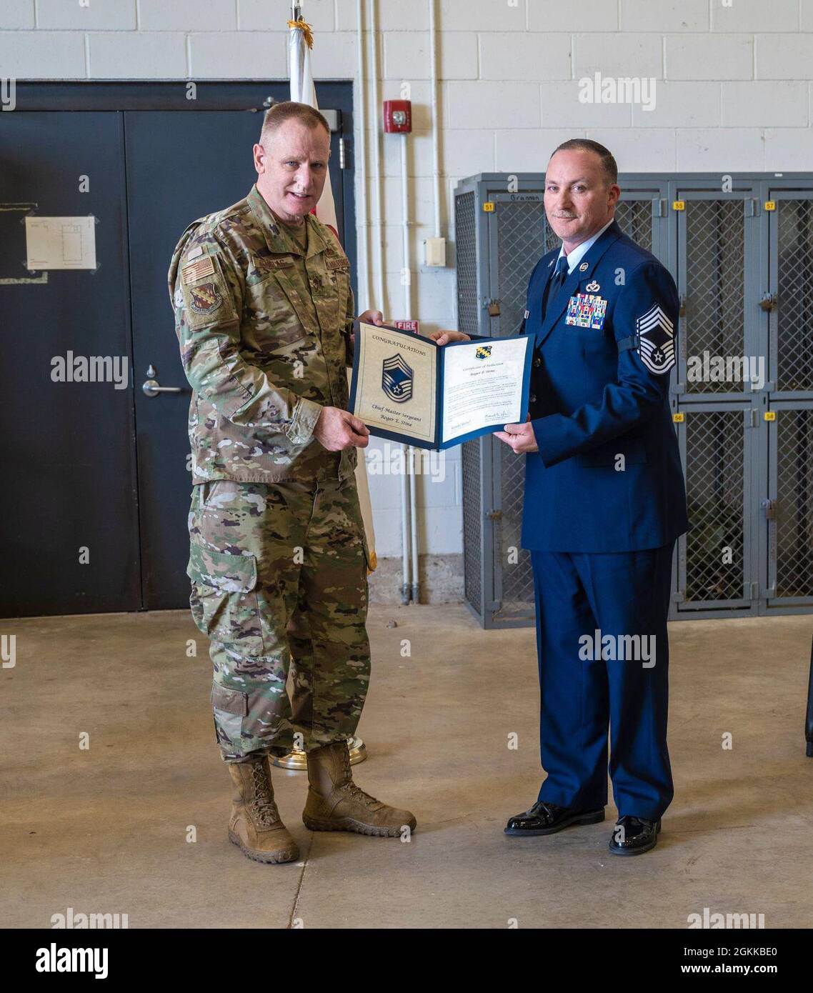 U.S. Air Force Senior Master Sgt. Roger E. Stine, 126th Civil ...