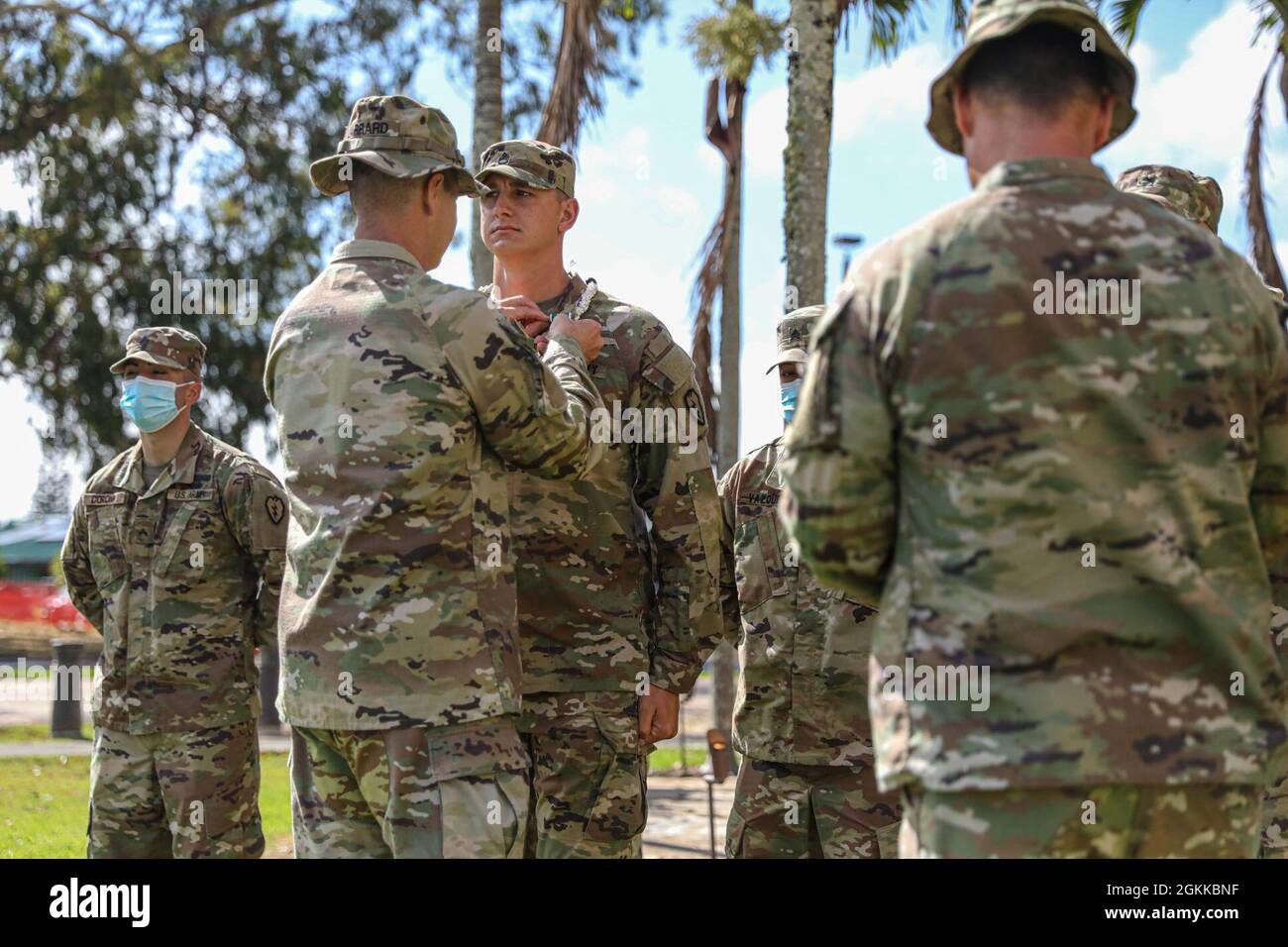 Maj. Gen. James B. Jarrard, commanding general, 25th Infantry Division ...