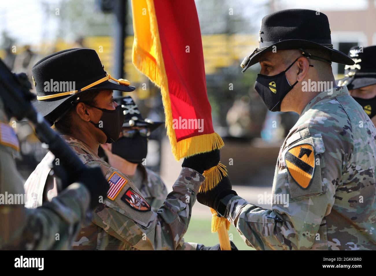 The new Special Troops Battalion commander, Lt. Col. Christopher Flores ...