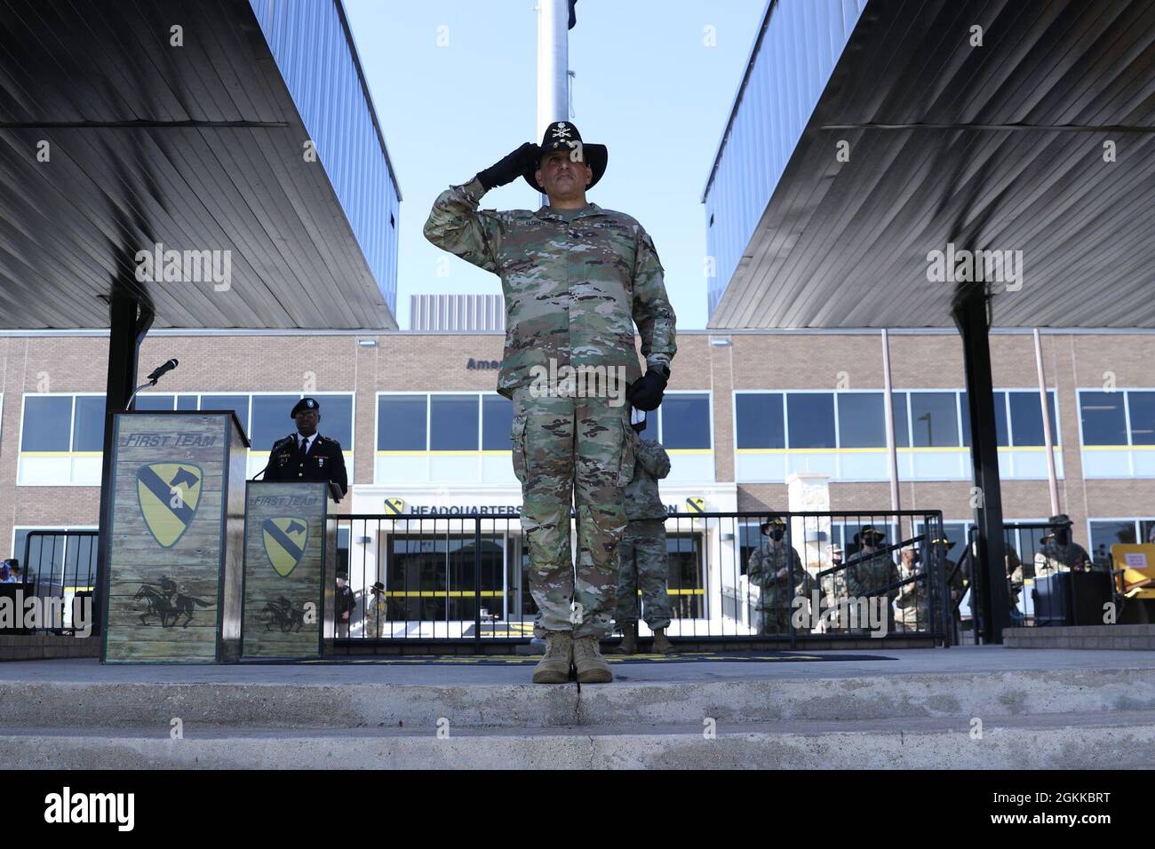 Lt. Col. Christopher Flores, the new Special Troops Battalion Commander ...
