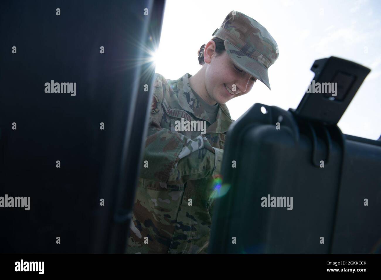Airman 1st Class Anna-Maria Sanford, a 28th Civil Engineer Squadron ...