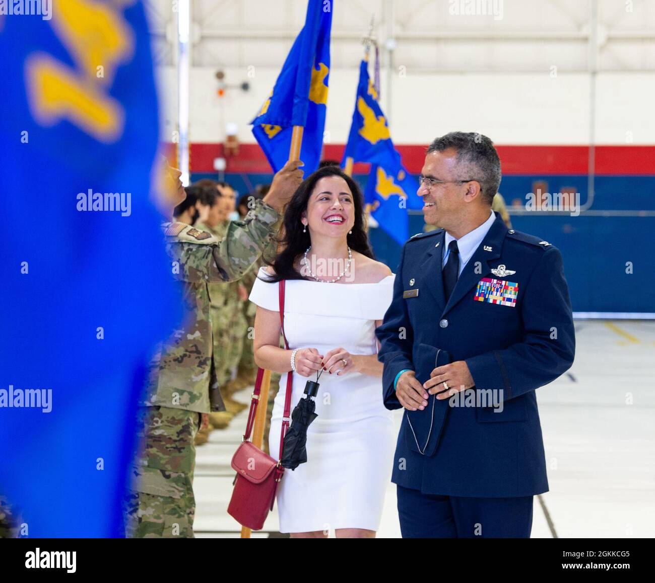 Col. Raul Rosario, the outgoing command for the 149th Fighter Wing ...