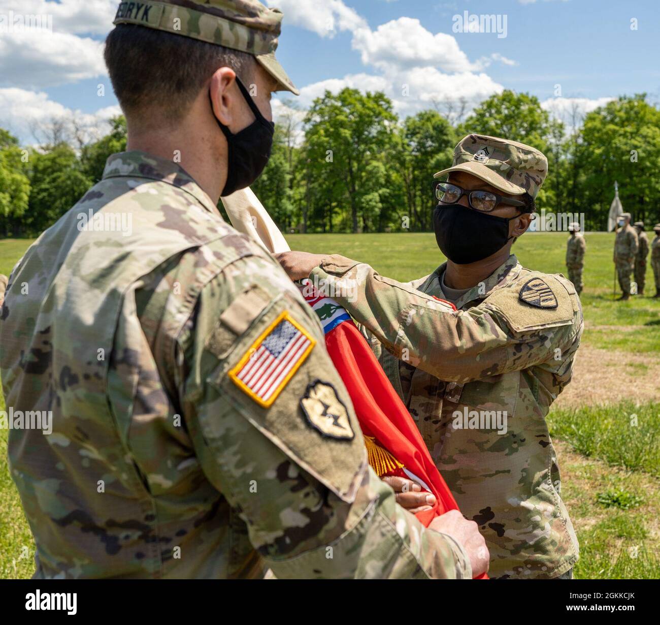 U.S. Army Lt. Col. Michael Bedryk, commander of the 369th Special ...