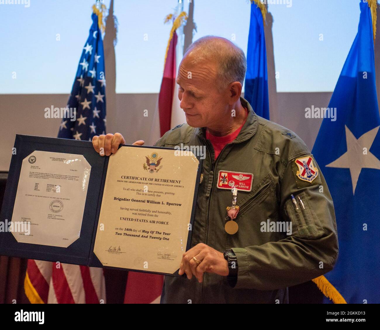 Brig. Gen. William Sparrow, Alabama National Guard Assistant Adjutant ...