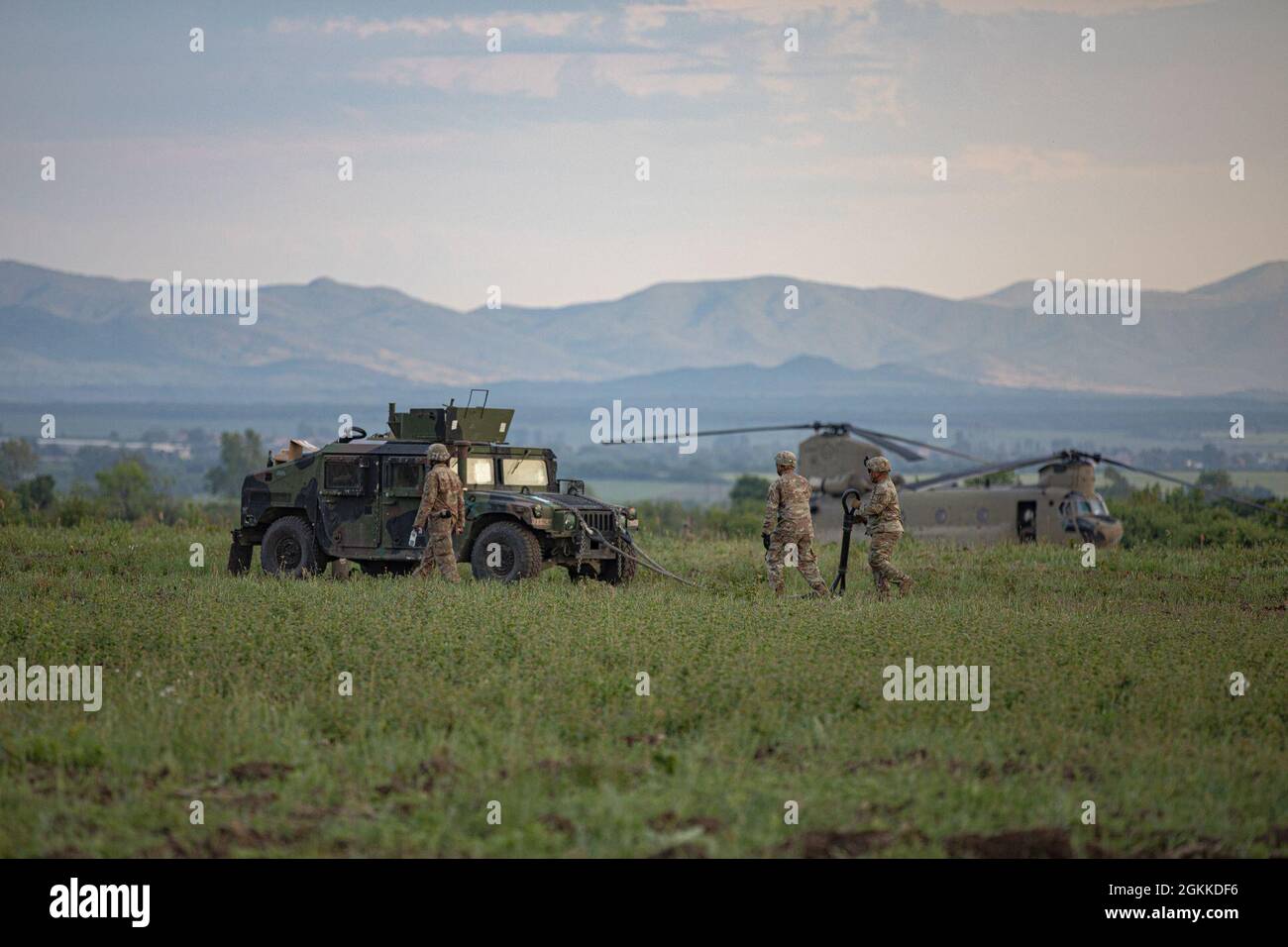 U.S. Army Paratroopers assigned to the 173rd Airborne Brigade install ...