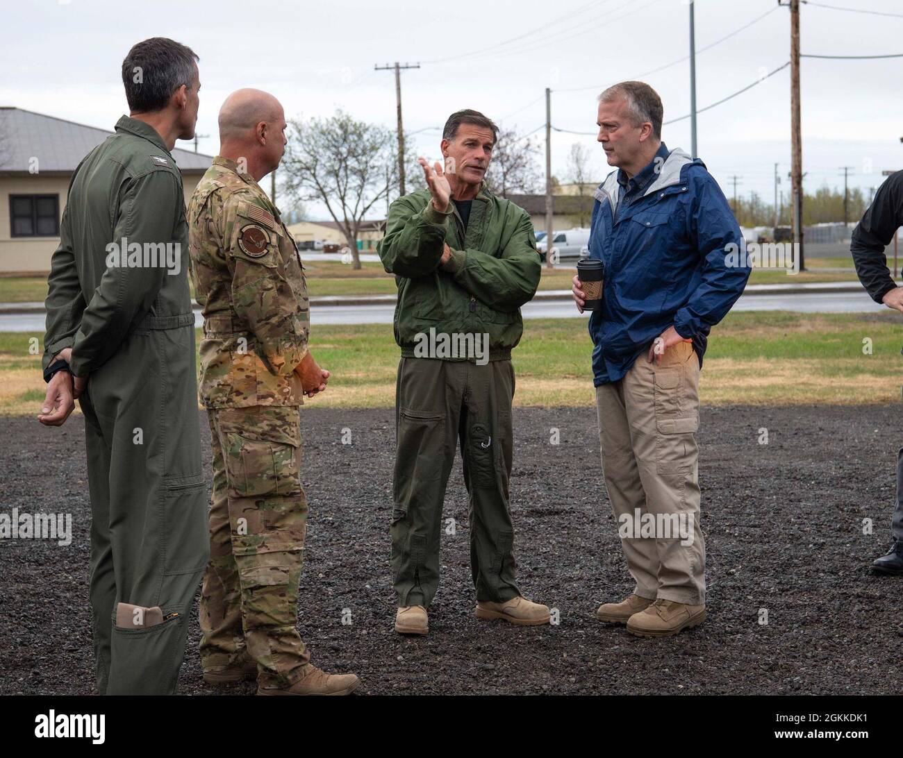 Adm. John Aquilino, commander of U.S. Indo-Pacific Command (center ...