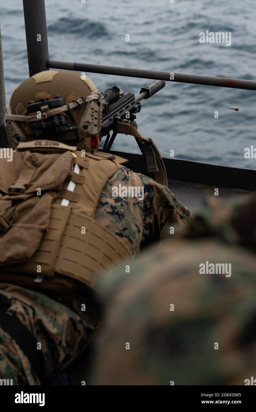 PACIFIC OCEAN (May 15, 2021) U.S. Marine Corps Lance Cpl. Maxwell Olson ...