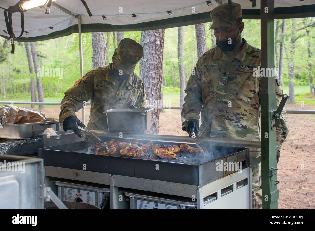 U.S. Army Spc. Fatima S. Edwards, assigned to Headquarters and ...