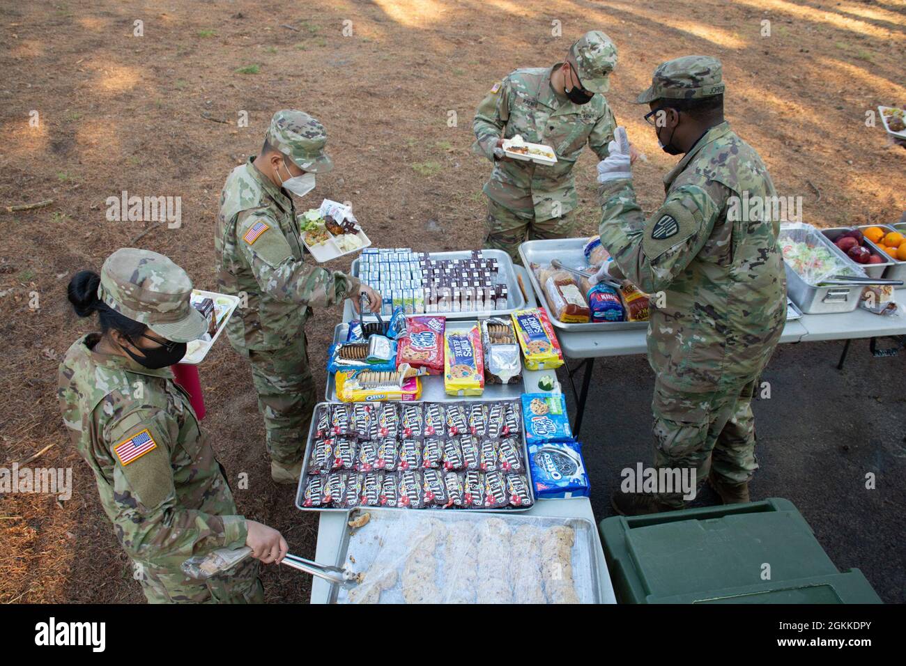 U.S. Army Spc. Jalen Johnson, assigned to Headquarters and Headquarters ...