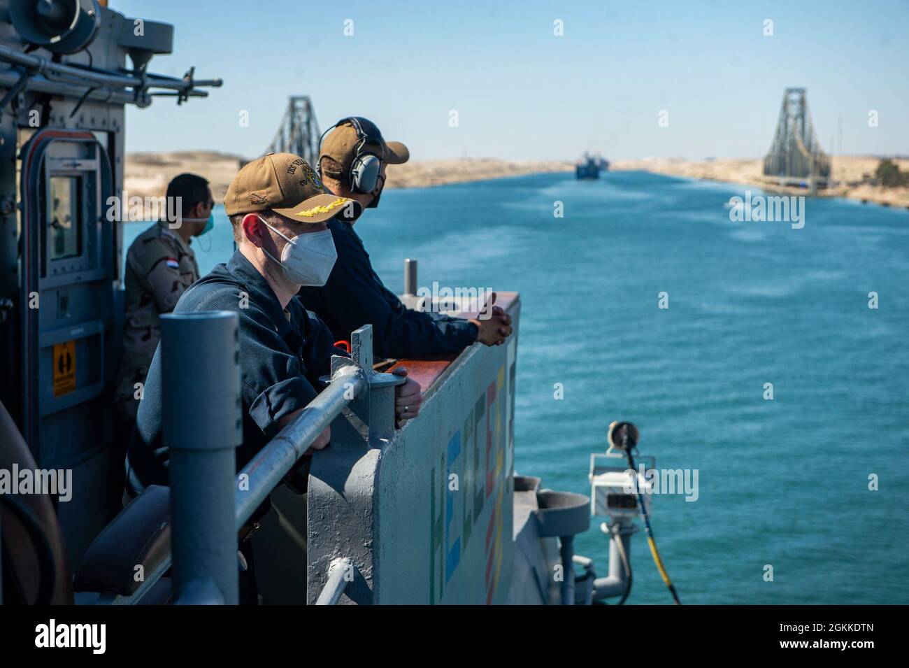 210515-N-RG587-1024 SUEZ CANAL (May 15, 2021) Cmdr. Robert Ireland ...