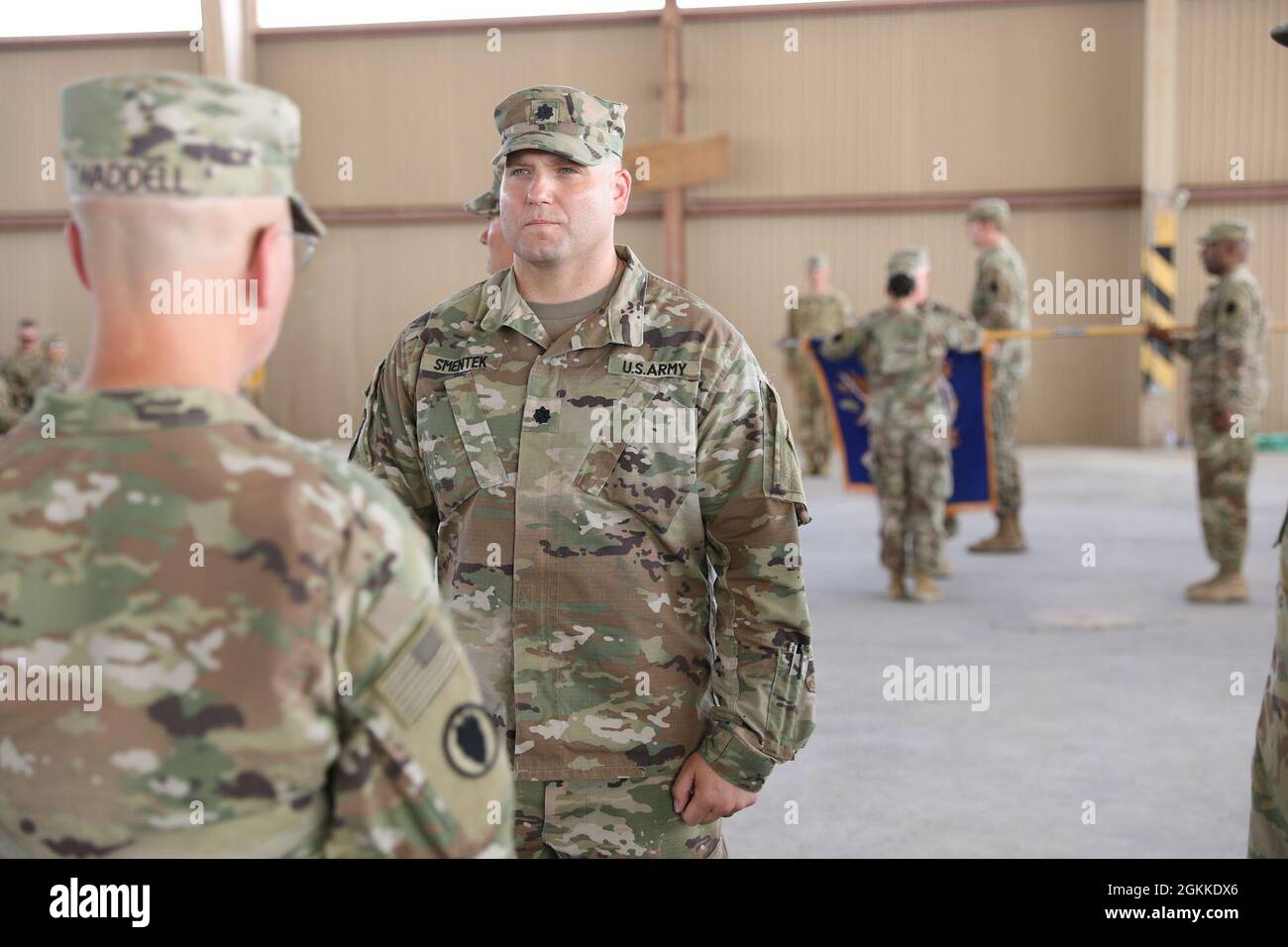 Lt. Col. Tyler Smentek, commander of 1st Battalion, 168th Aviation ...