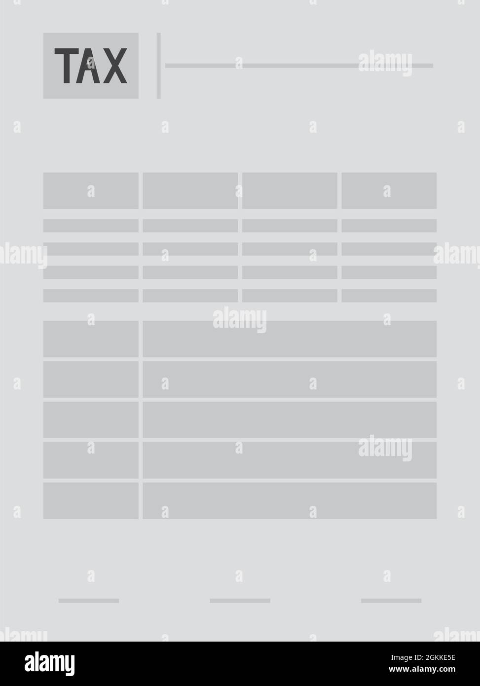 tax invoice icon on white background Stock Vector Image & Art - Alamy