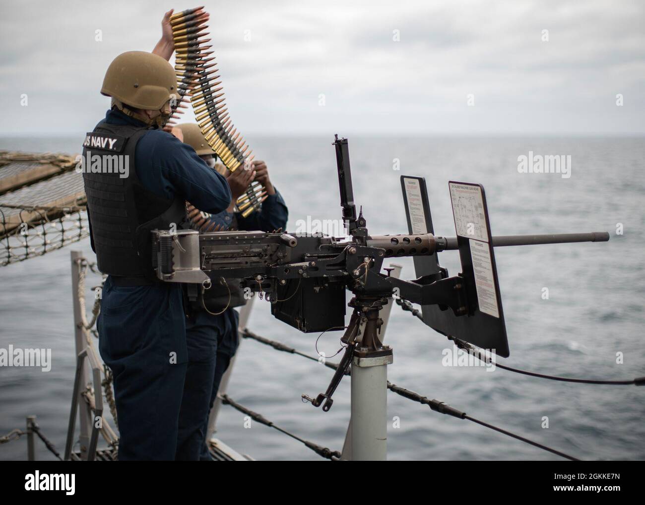 PACIFIC OCEAN (May 15, 2021) U.S. Navy Gunner’s Mate 2nd Class Daniel ...