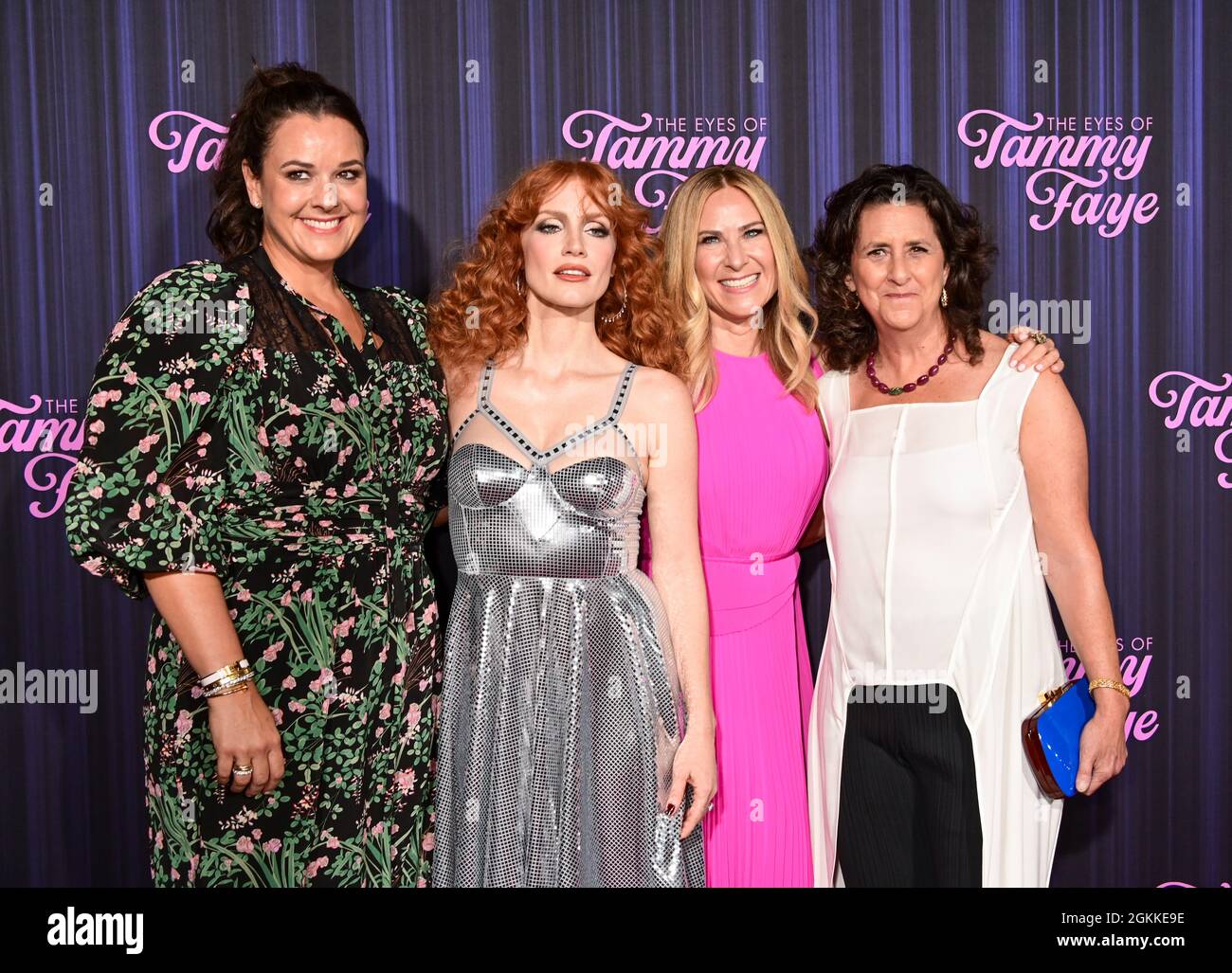 New York City, September 14, 2021. Producers Kelly Carmichael, Jessica ...