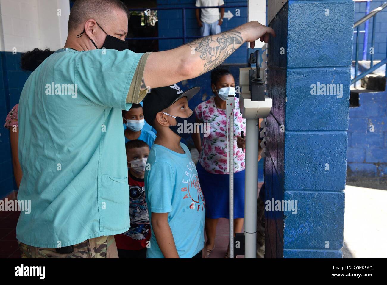 U.S. Army Maj. Morgan Torris-Hedlund, a public health nurse with the ...