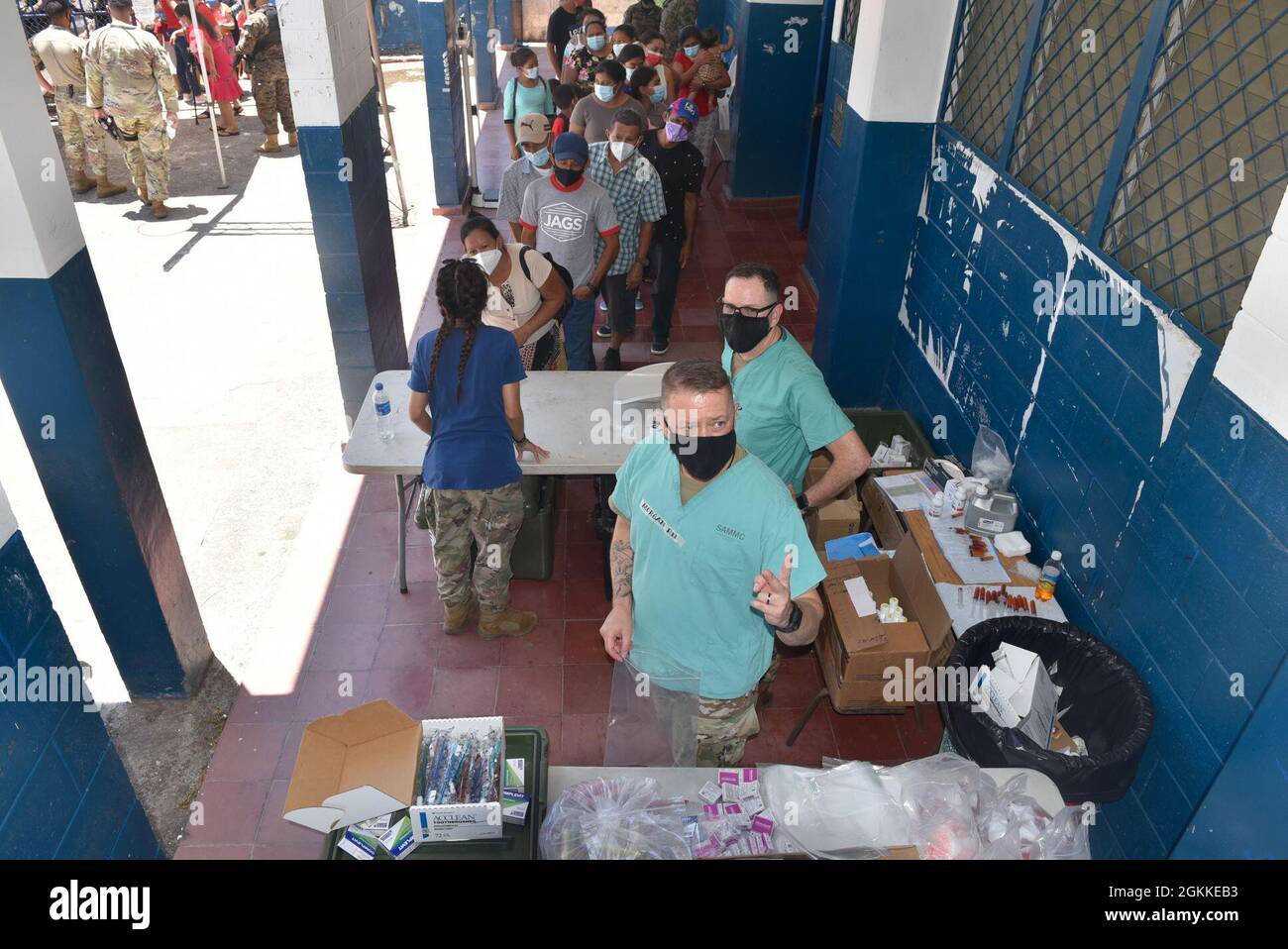 U.S. Army Maj. Morgan Torris-Hedlund, a public health nurse with the ...