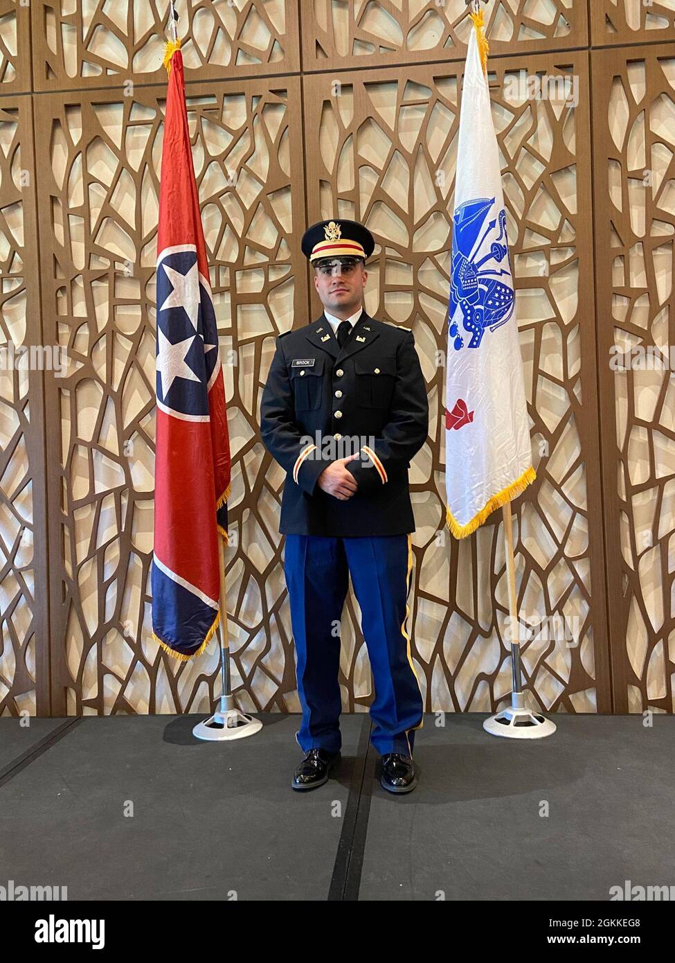 2nd Lt. Brock, a construction engineer with Lebanon’s 278th Armored ...