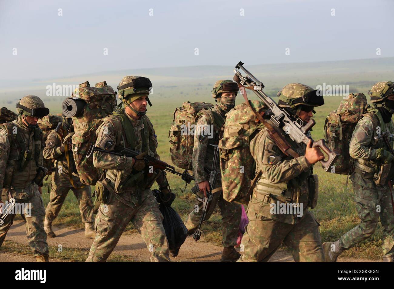 Romanians from 9th Bat assume authority during Swift Response 21 in ...