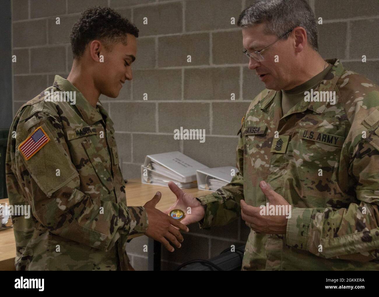 Command Sgt. Maj. Scott Hansen, the state CSM of the Nebraska National ...