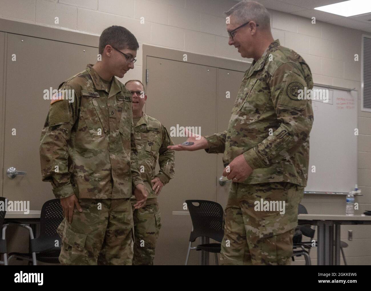 Command Sgt. Maj. Scott Hansen, the state CSM of the Nebraska National ...
