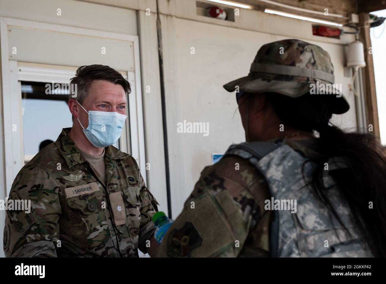 Danish Defence Major Jacob Hansen, Danish National Support Element ...