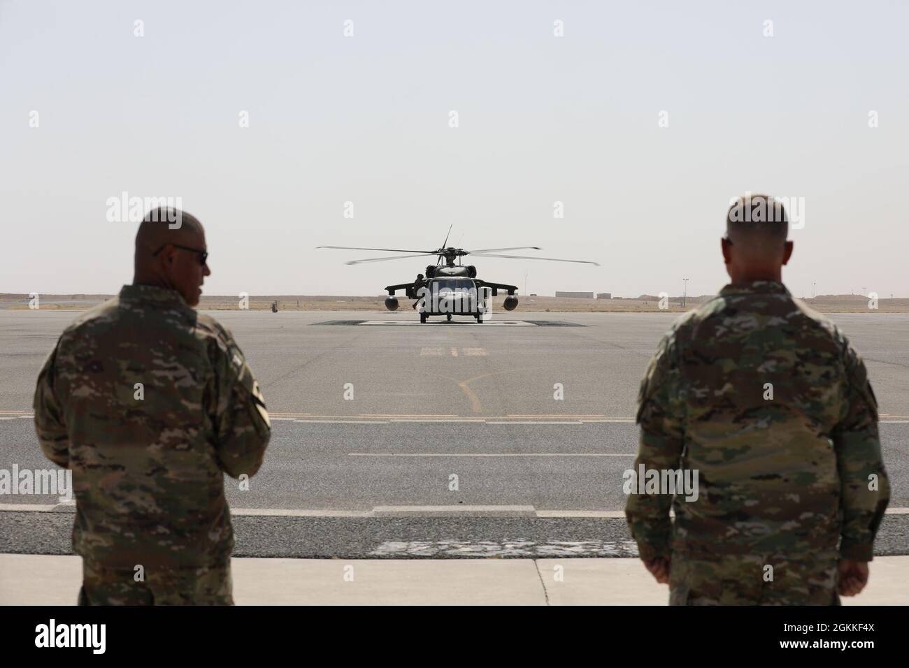 Task Force Phoenix Command Sgt. Maj. Refugio Rosas and commander Col ...